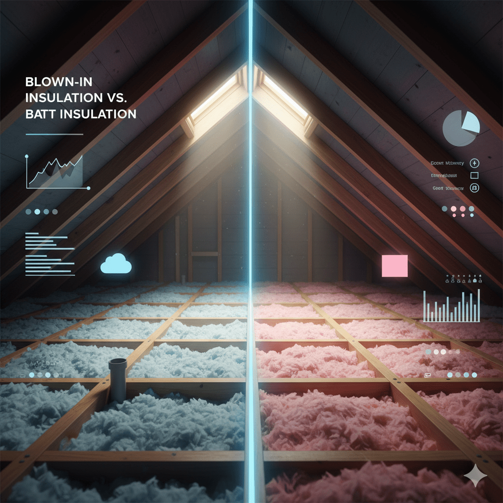 Blown-in Insulation vs. Batt Insulation: Pros and Cons - Guardian Home Energy